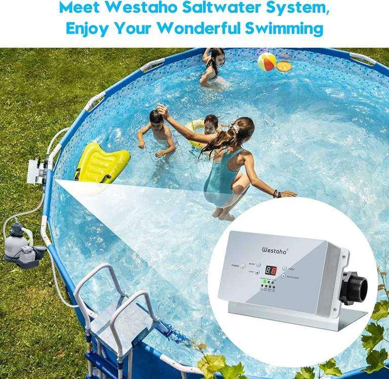 Saltwater Pool System, Westaho Salt Chlorine Generator