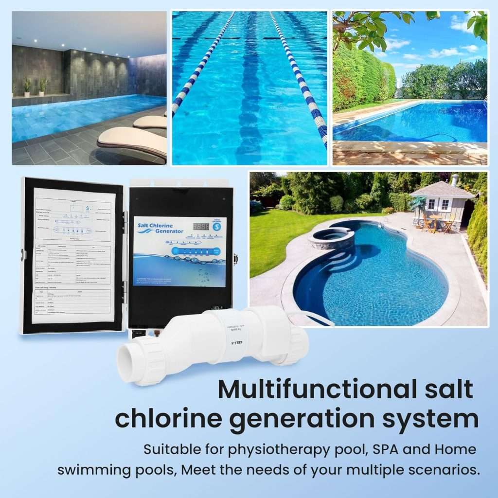 Salt Chlorine Generator-Up to 25,000 Gallons Pools