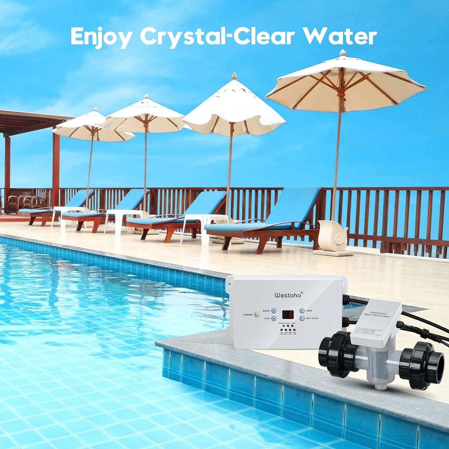 Titanium Cell Salt Water System Westaho Salt Water Pool System - All-in ...