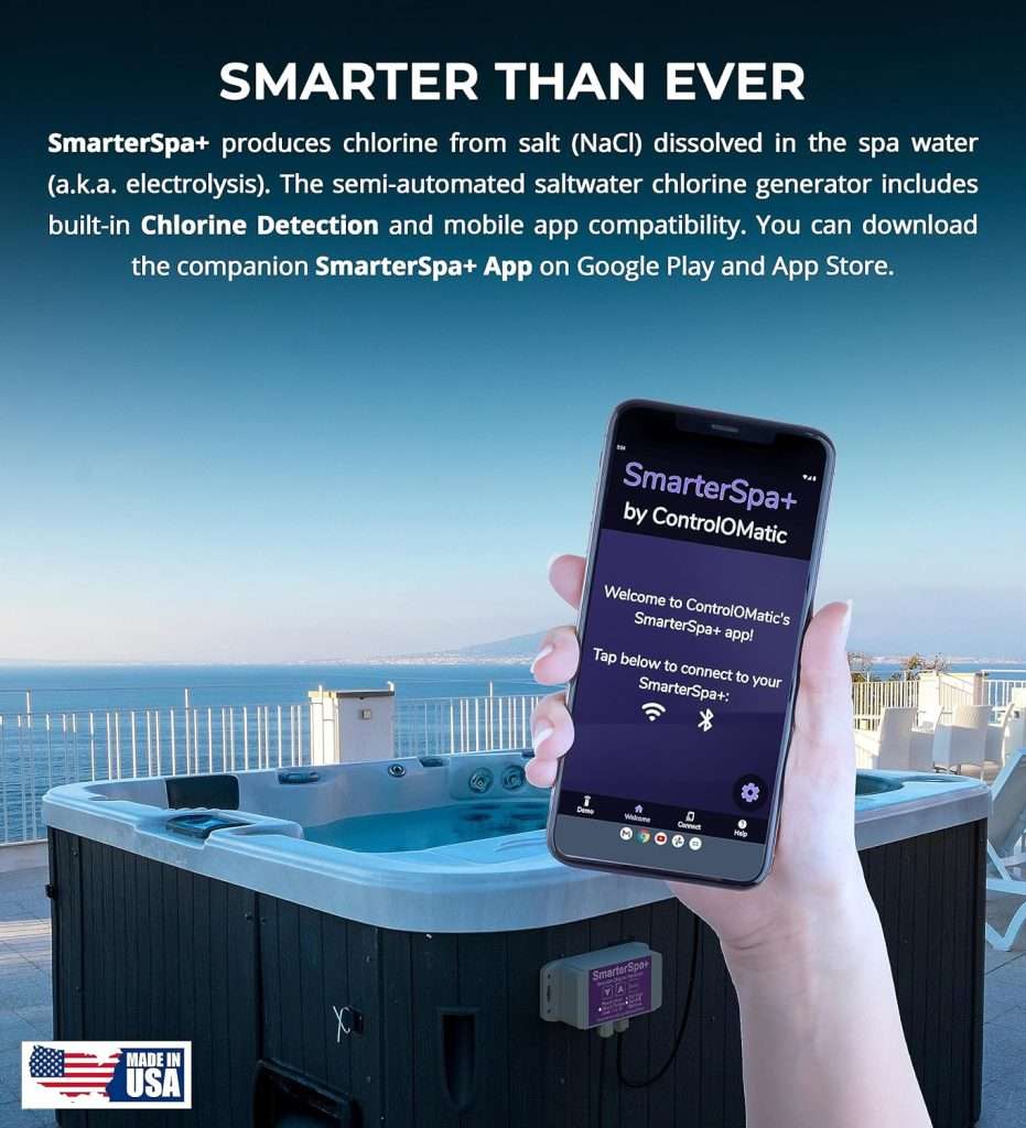 ControlOMatic SmarterSpa+ Saltwater Chlorine Generator