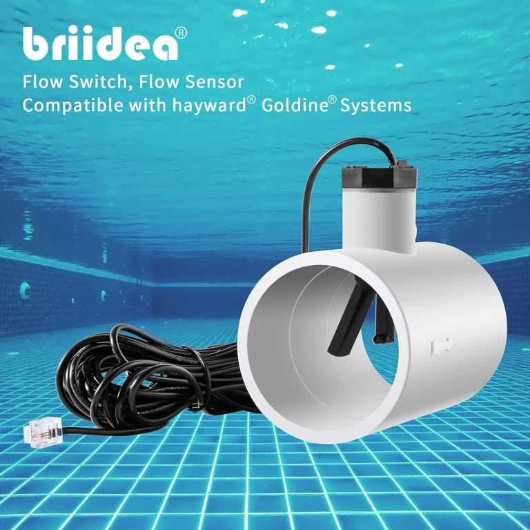Briidea Flow Sensor with Tee for Hayward Salt System