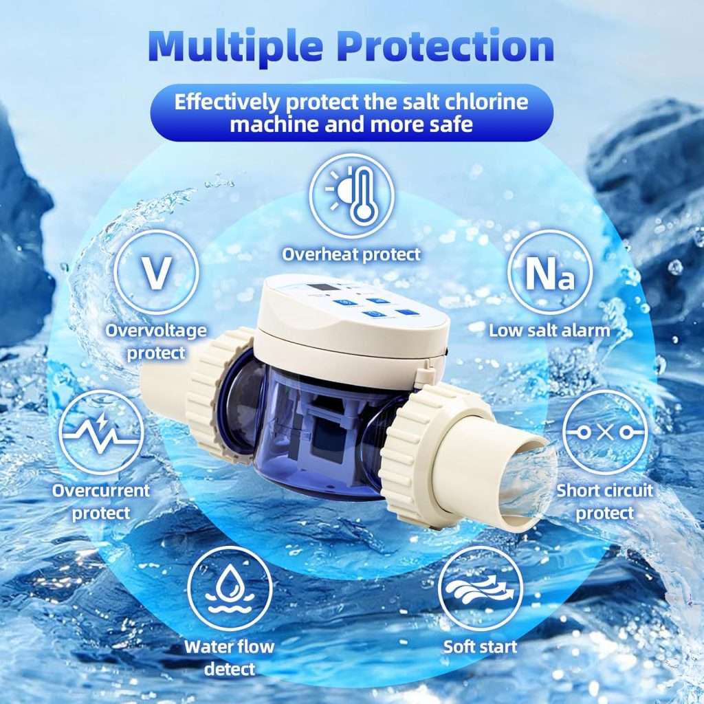 10g/h Salt Chlorine Generator with Mobile App Control