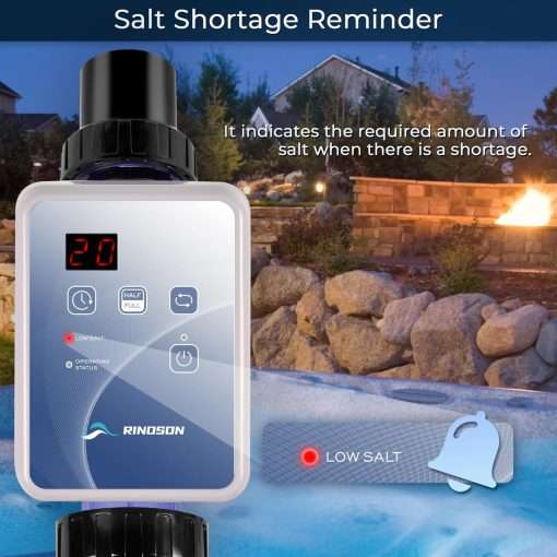 Saltwater System for Hot Tubs And Swim Spas, Above Ground Pool