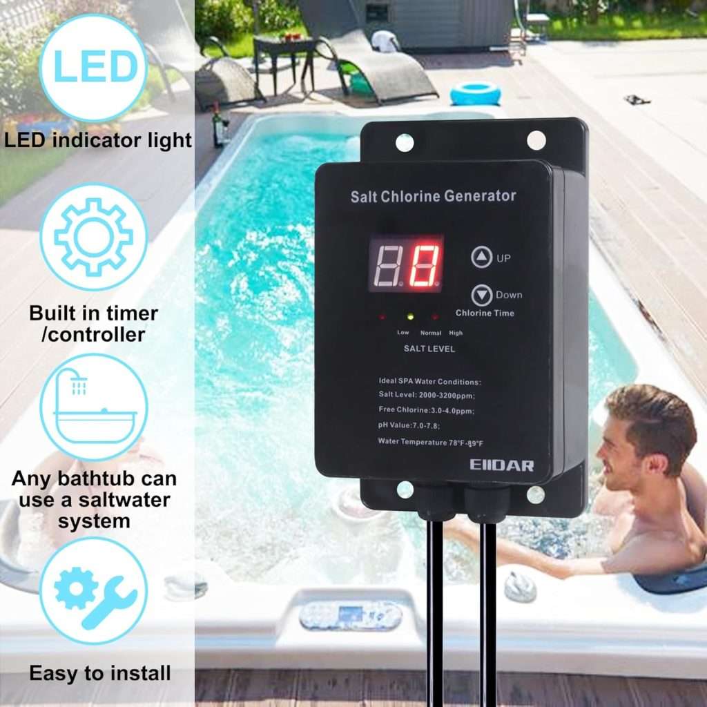 Spa Salt Water System, Salt Chlorine Generator, Saltwater