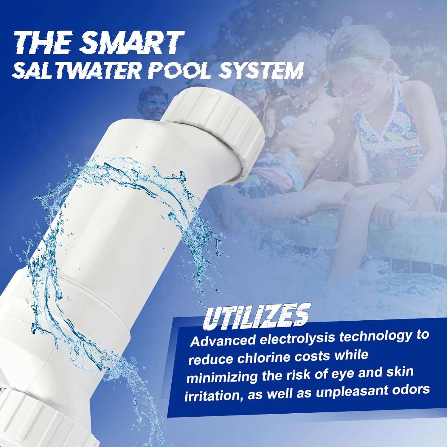 Salt Water Pool Chlorinator System Compatible with Hayward