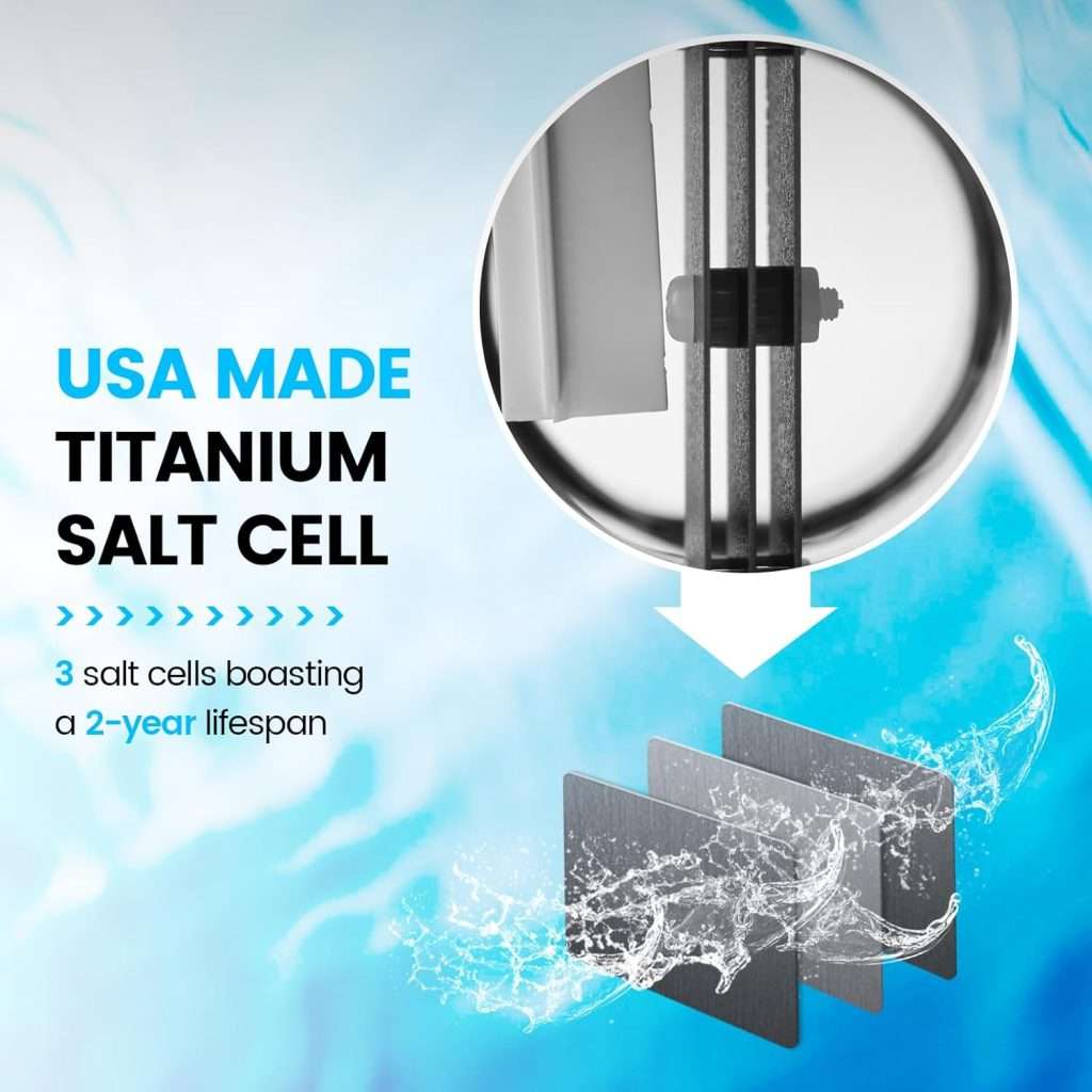 Saltwater Pool System, Westaho Salt Chlorine Generator with USA