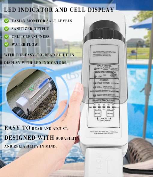 520555 Salt Chlorine Generator Cell, Suitable for Pools