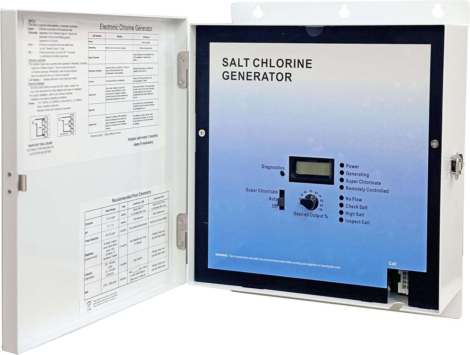 AQR Goldline Aqua Rite Electronic Salt Chlorine Generator