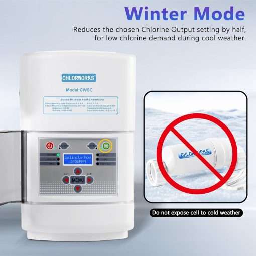 Salt Chlorine Generator for Swimming Pool – up to 40,000 Gallon