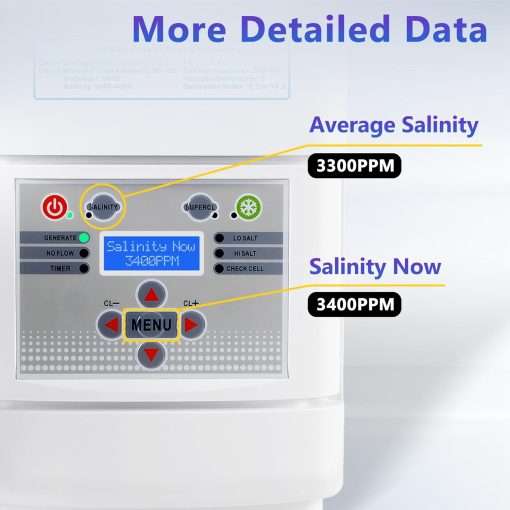 Salt Chlorine Generator for Swimming Pool – up to 40,000 Gallon