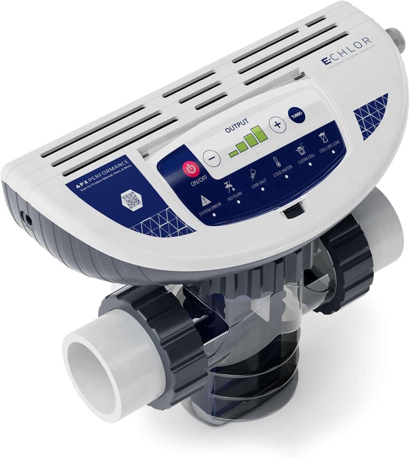 E-CHLOR Plug-in Salt Chlorine Generator for Pools up to 32,000