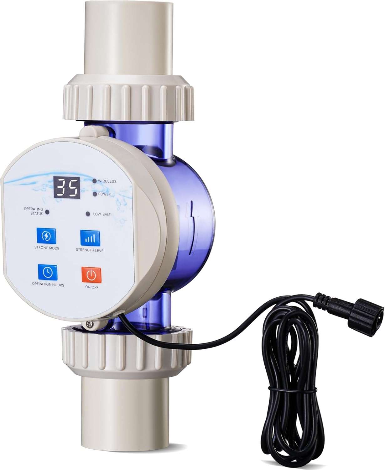 Salt Cell Chlorine Generator for Above-Ground Pools up to 11,887