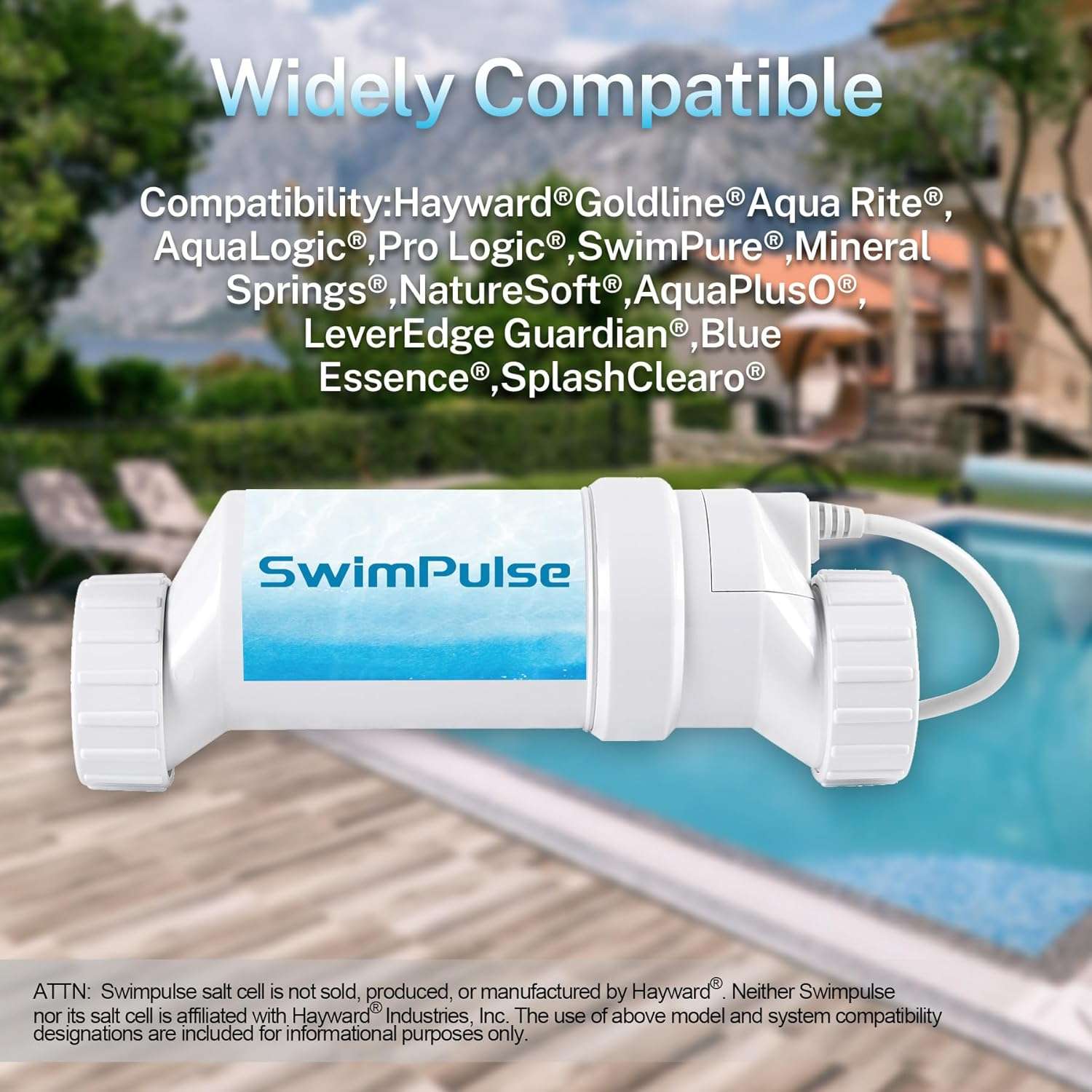 Salt Cell - up to 40,000 Gallons Swimming Pool Chlornie Generator