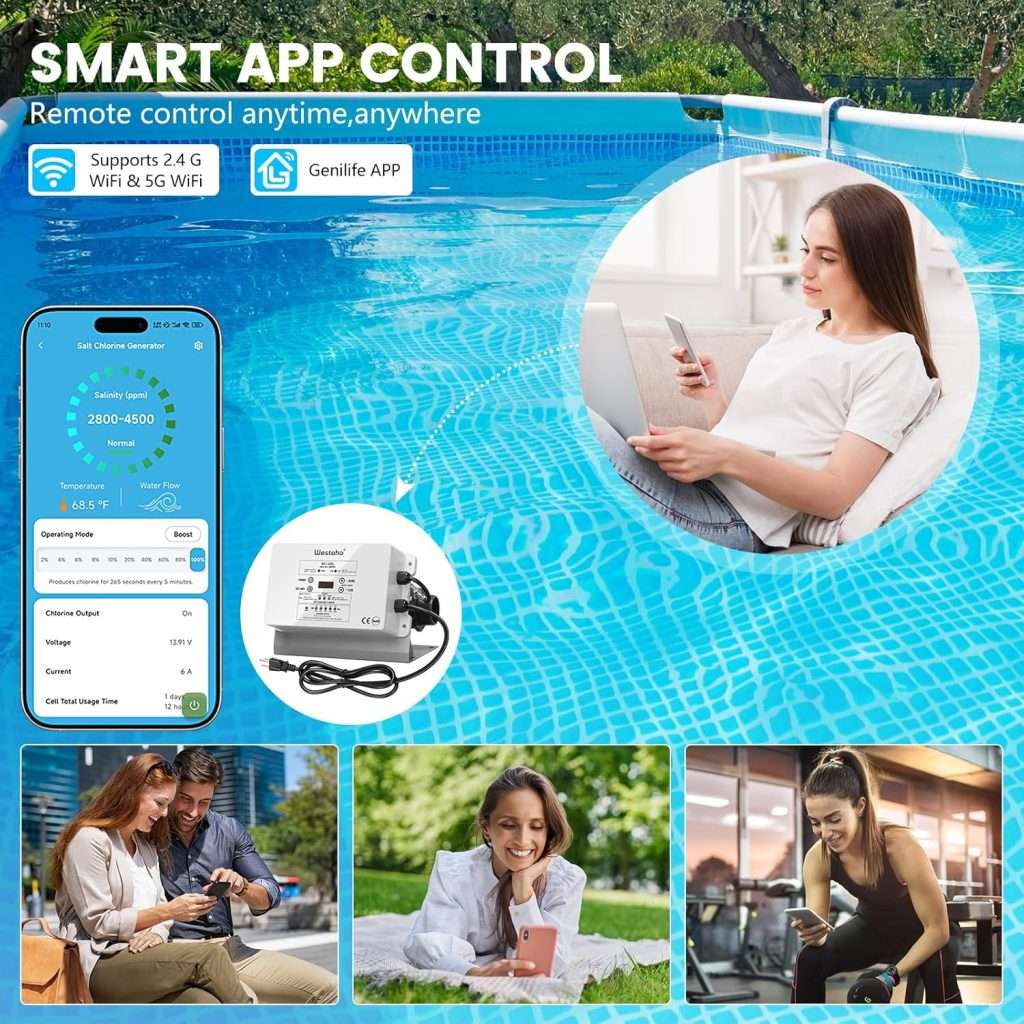 WiFi Salt Chlorine Generator for Easy Pool Automation