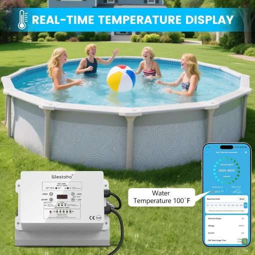 WiFi Salt Chlorine Generator, Westaho Salt Chlorination System