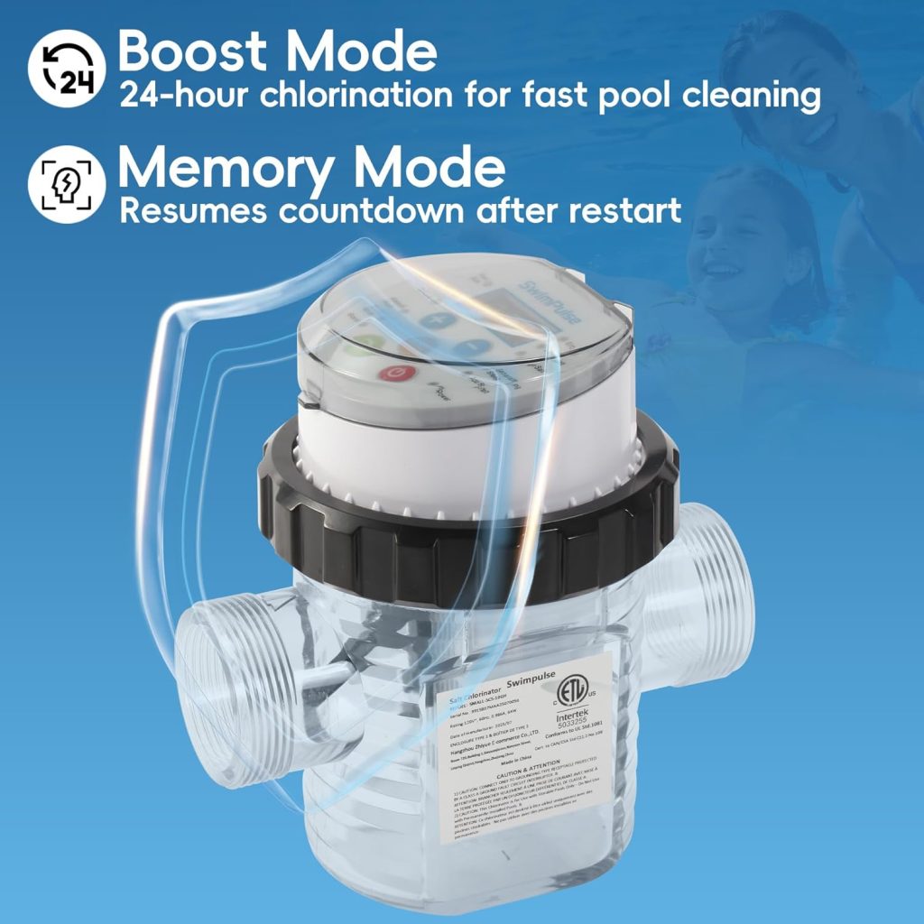 Saltwater Chlorinator for Above Ground Pools System