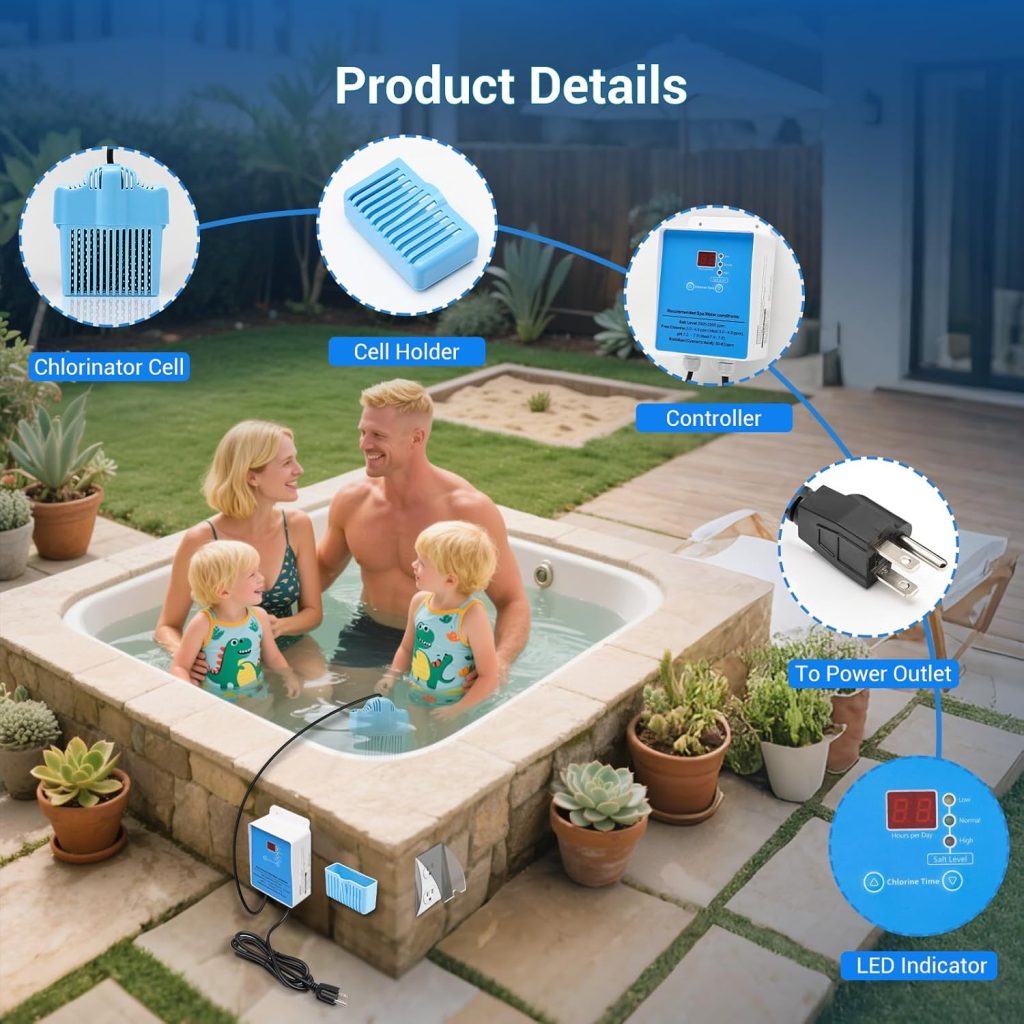 Salt System Converter Drop-in Salt Chlorine Generator for Pools