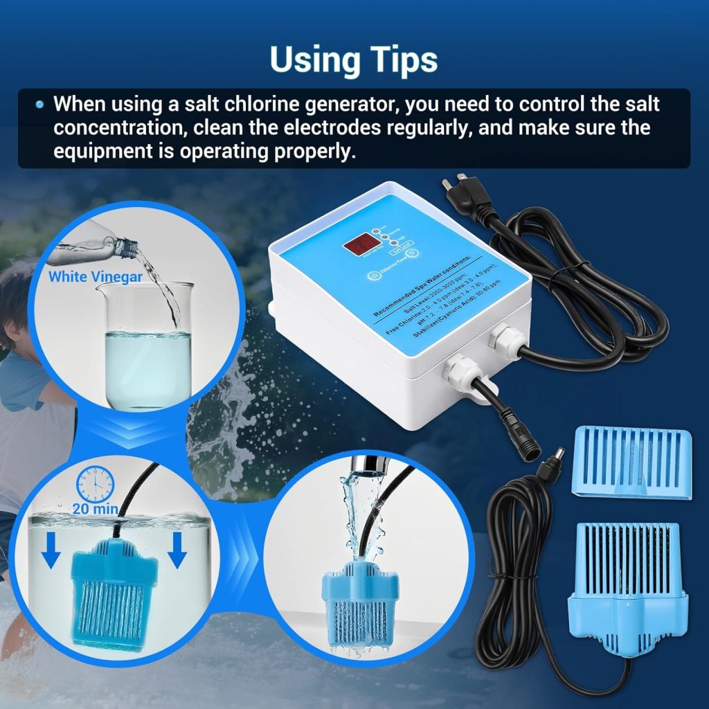 Salt System Converter Drop-in Salt Chlorine Generator for Pools
