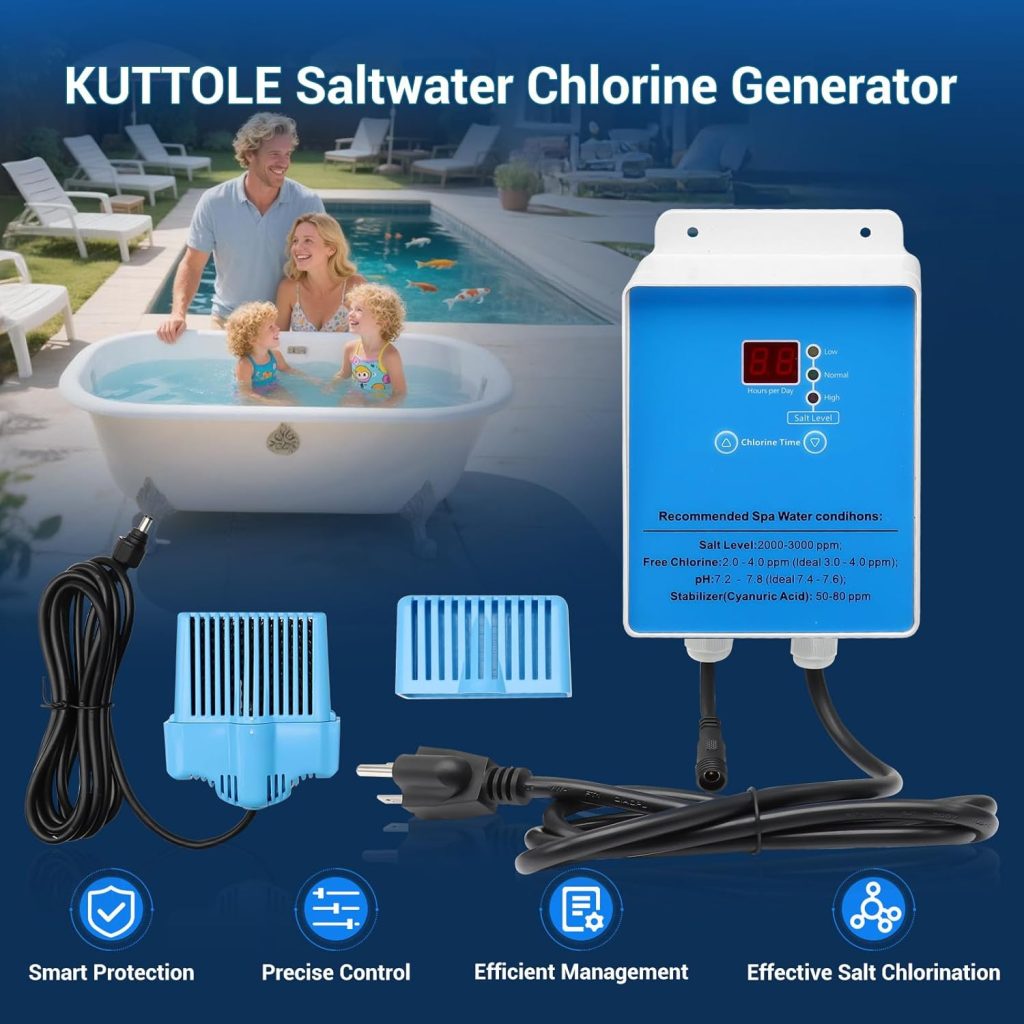 Salt System Converter Drop-in Salt Chlorine Generator for Pools